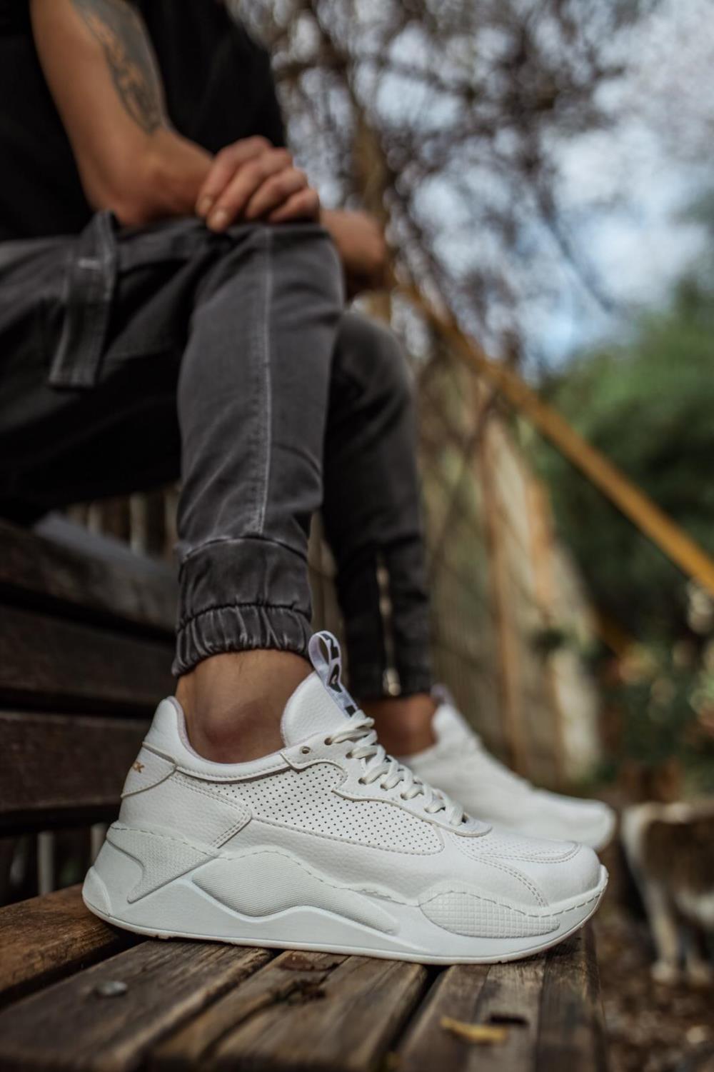 Knack Sneakers Ayakkabı 606 - Beyaz